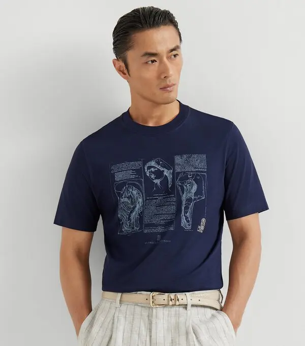 Brunello Cucinelli Cotton Elgin Marbles T-shirt