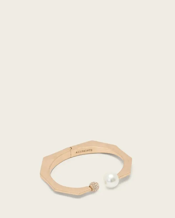ALLSAINTS Ellie Hex Bracelet - Brass