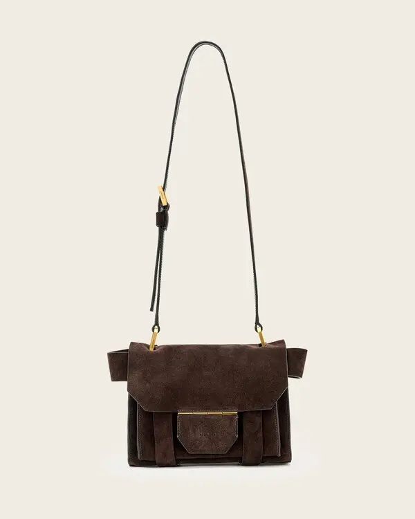 ALLSAINTS Ursa Mini Suede Crossbody Bag