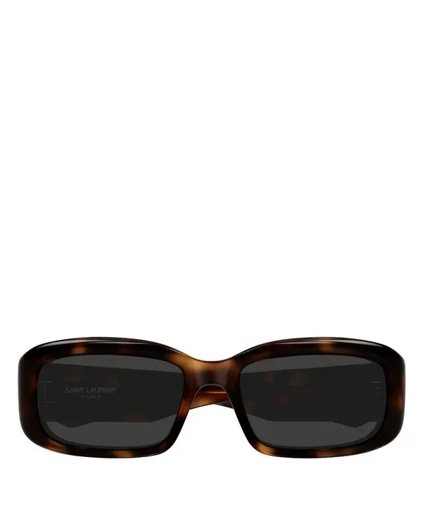 Saint Laurent Rectangle Sunglasses, 55mm