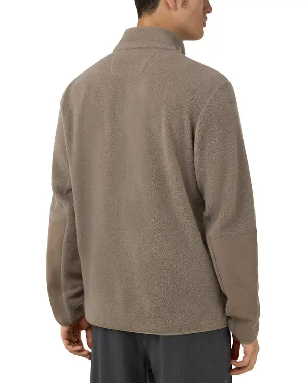 Boggi Milano Full Zip Wool Teddy Sweatshirt