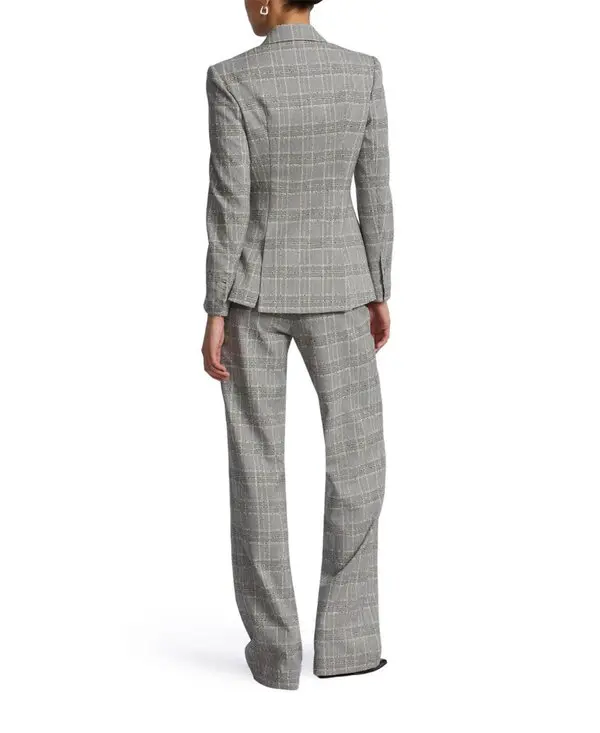 Bcbgmaxazria Glen Plaid Double-breasted Blazer