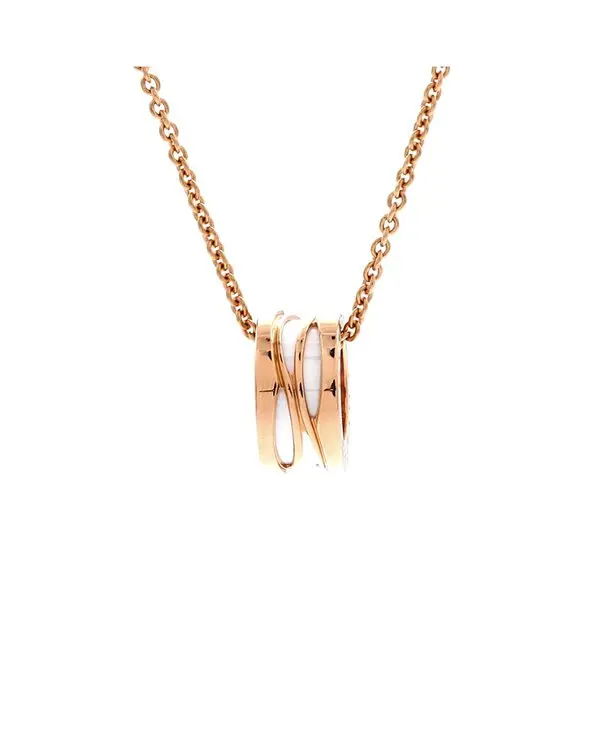 BVLGARI B.zero1 Zaha Hadid Pendant Necklace - Pink