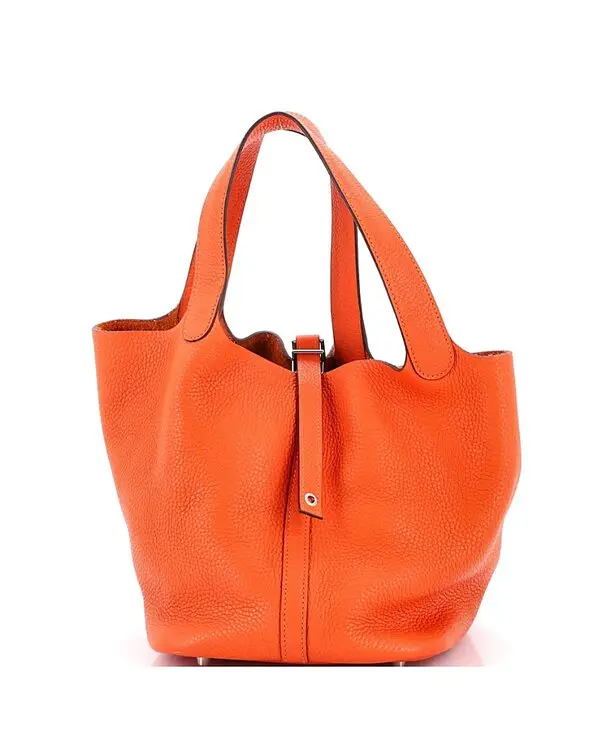 HERMES Mm Picotin Lock Bag Clemence
