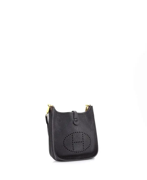 Hermès Tpm Evelyne Bag Gen Iii Clemence - Black