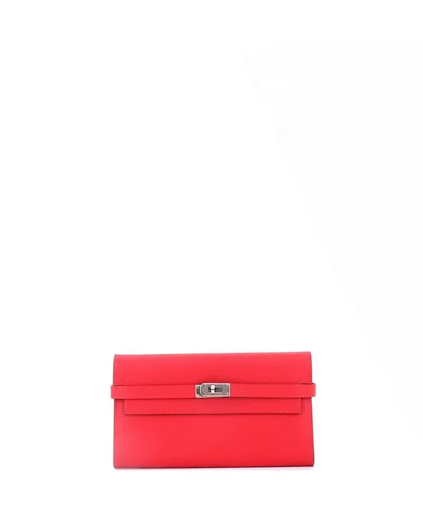 HERMES Long Kelly Wallet Epsom - Pink