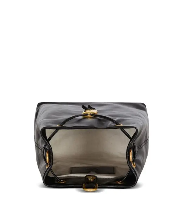 Balmain Pulse Calfskin Leather Backpack - Black