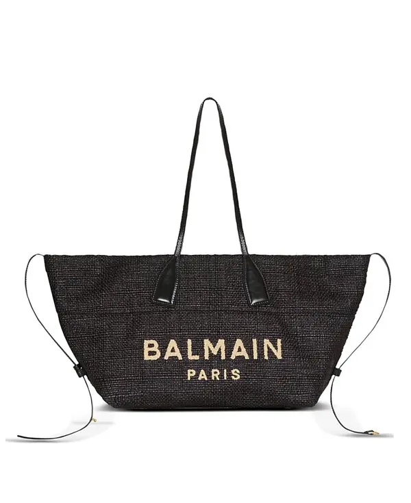 Balmain Track Tote Bag - Black