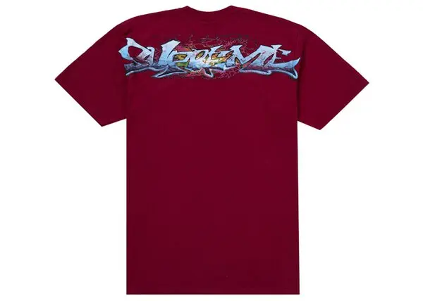 Supreme Tag Tee Shirt - Cardinal