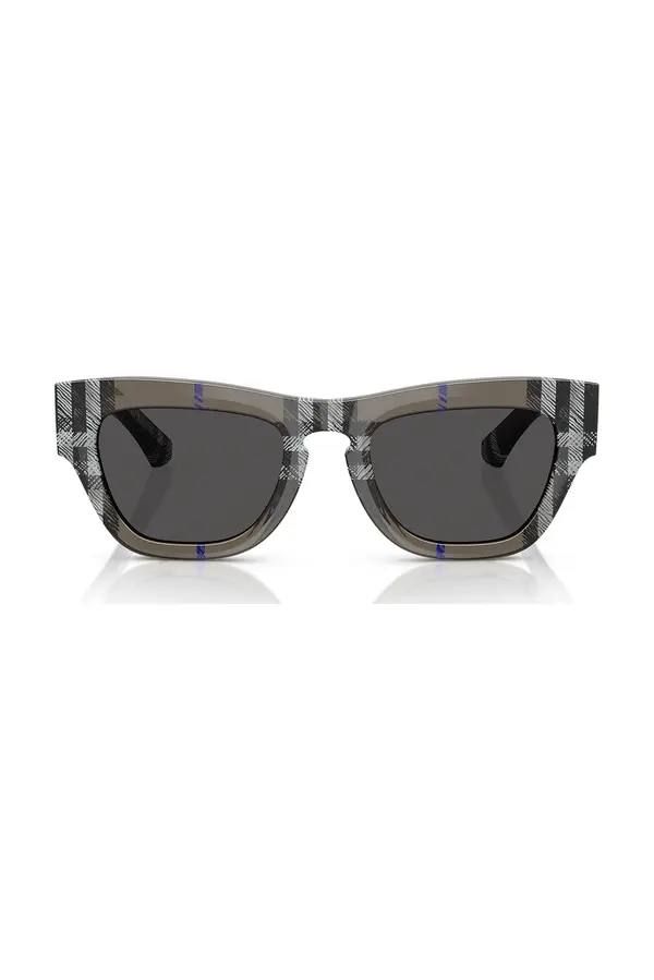 Burberry Sunglasses With Check Temples