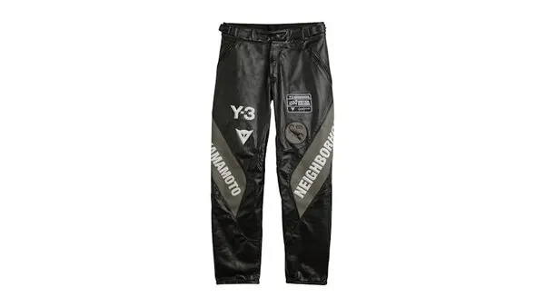 Adidas Y3 Nbhd Leather Racer Pants
