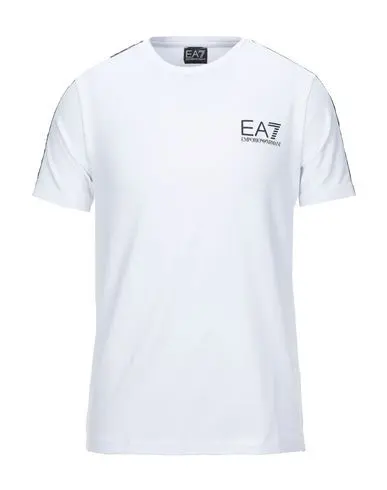 EA7 T-shirt Size Cotton, Elastane, Polyester - White