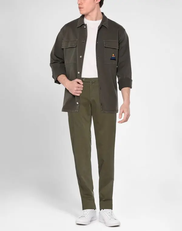 PT TORINO Pants Size Modal, Cotton, Elastane - Green