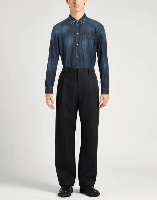 Dsquared2 Denim Shirt Size Cotton, Elastane