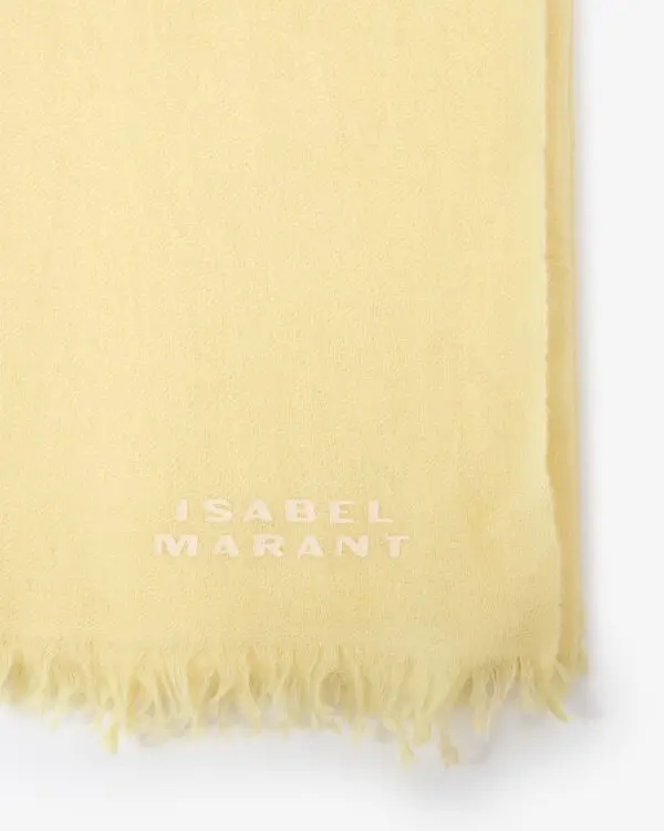 Isabel Marant Alette Scarf - Pale Yellow Inactive