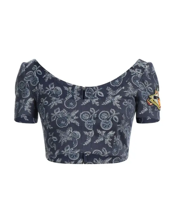 Etro Floral Jacquard Crop Top