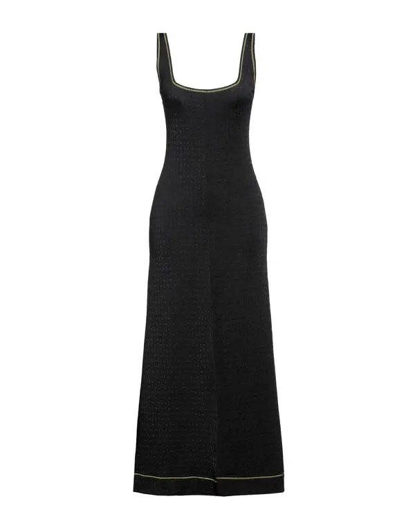 GANNI Maxi Dress Recycled Polyester Blend