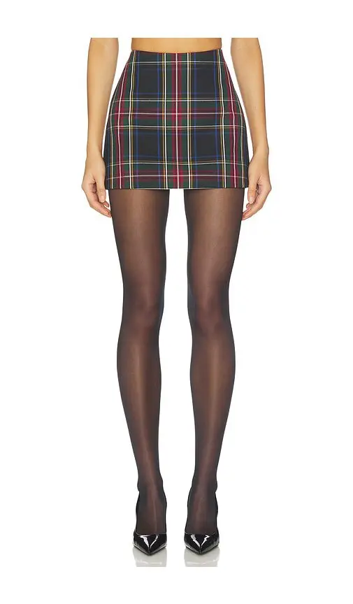 Retrofete Tierra Skirt - Black Tartan