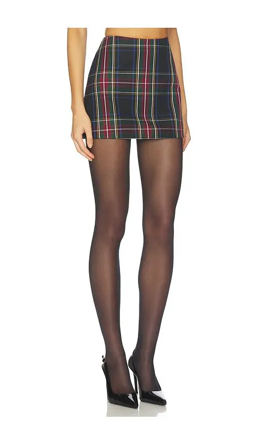 Retrofete Tierra Skirt - Black Tartan