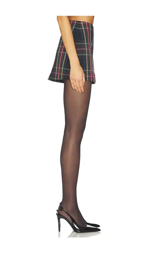 Retrofete Tierra Skirt - Black Tartan