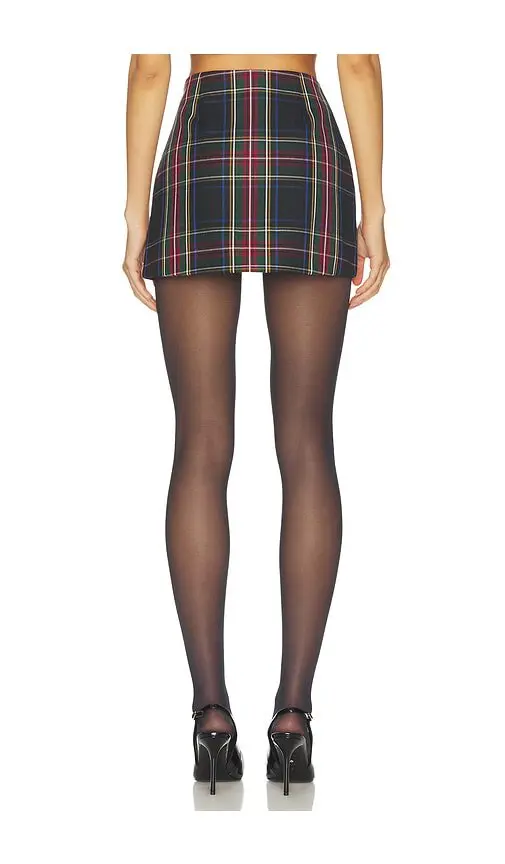 Retrofete Tierra Skirt - Black Tartan
