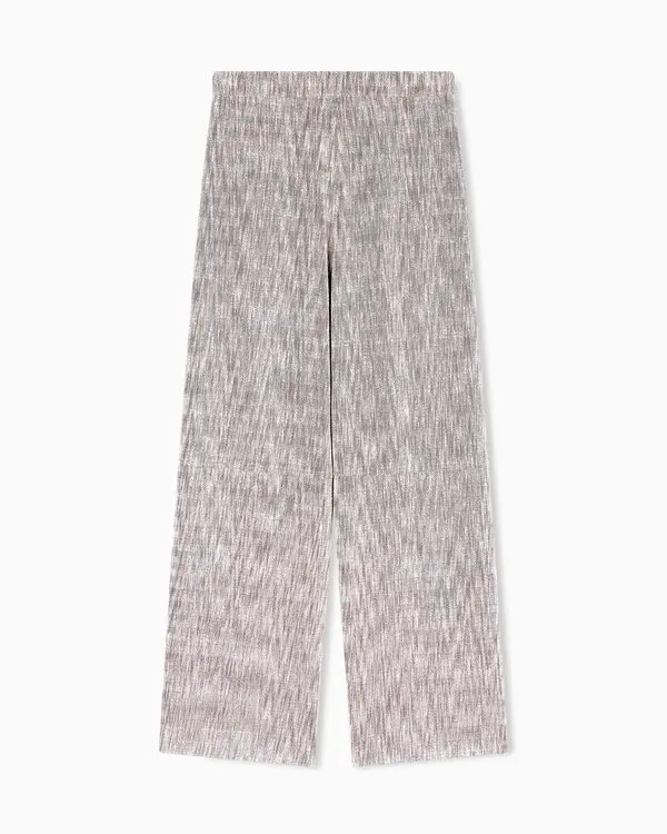 Giorgio Armani Chevron Jersey Pleated Trousers
