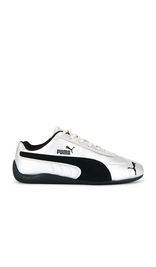 PUMA Speedcat Metallic Sneaker - Black & Metallic