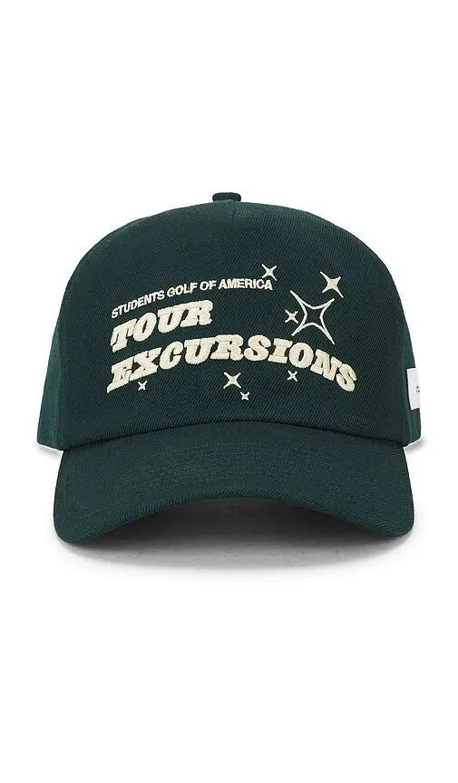 STUDENTS GOLF Tour Excursions Snap Back Hat - Pine
