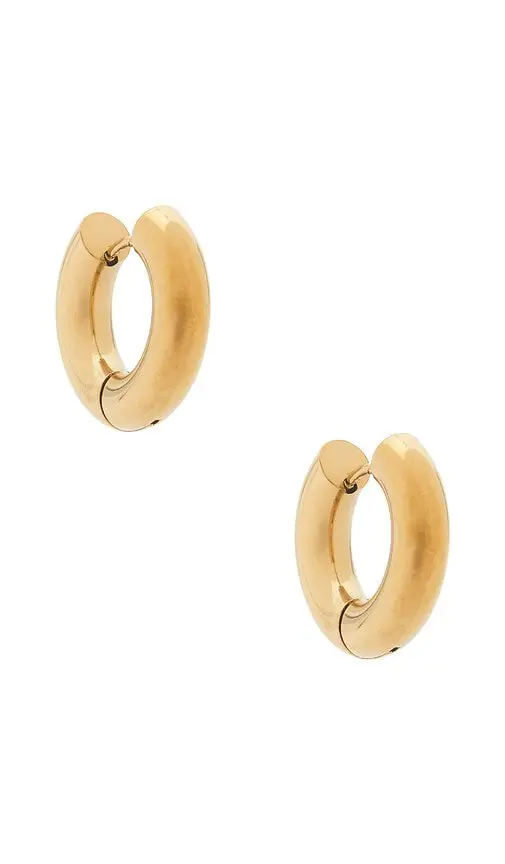 LOVERS AND FRIENDS Elina Hoop Earrings - Gold