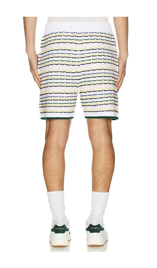 Casablanca Tuck Stitch Shorts - Multi