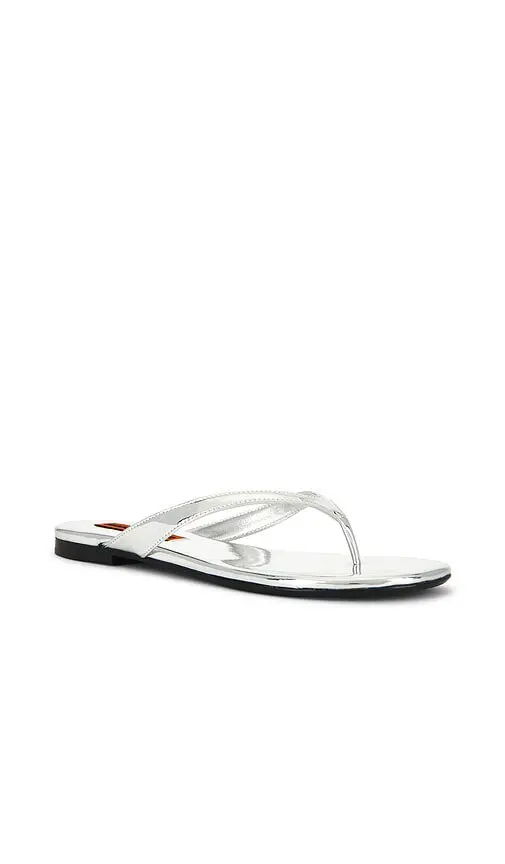SIMONMILLER Salerno Thong Sandal In Metallic