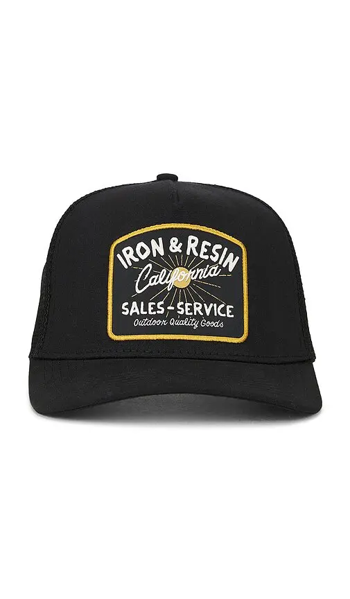 IRON & RESIN Sales And Service Cap - Black
