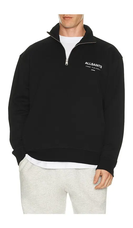ALLSAINTS Underground Half Zip Sweatshirt