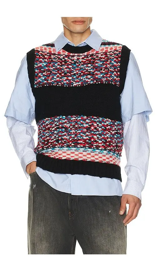 Andersson Bell Nordic Crew Neck Vest