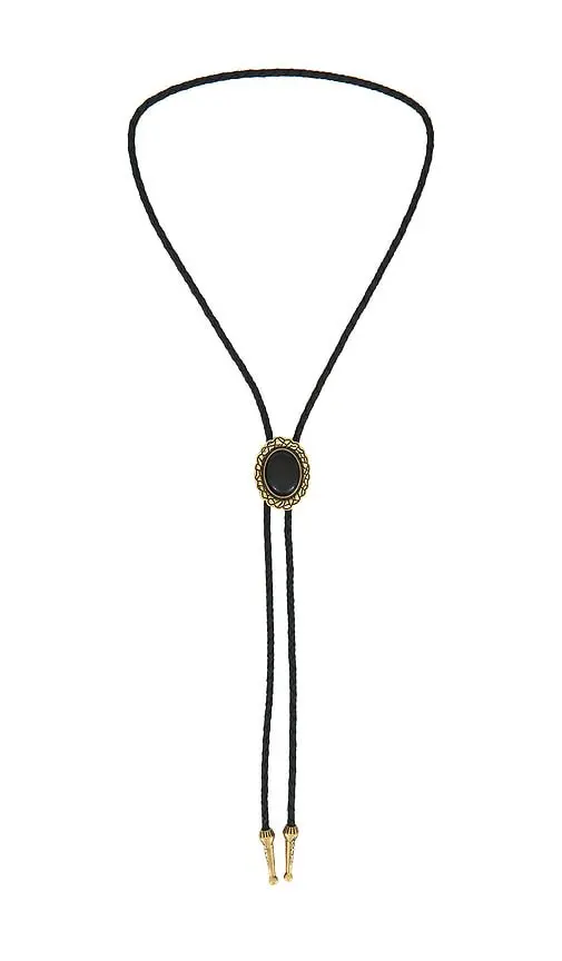 LOVERS AND FRIENDS Eliana Necklace - Black And Bronze