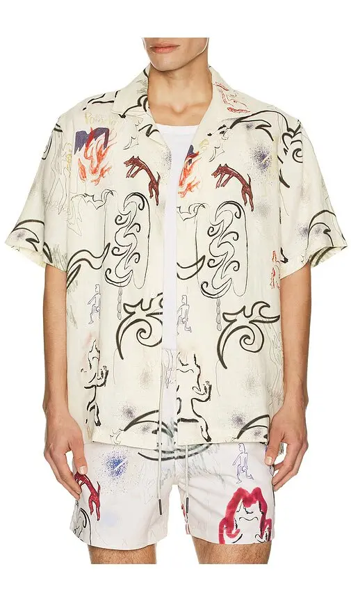 Oas Paradox Cuba Shirt In Cream