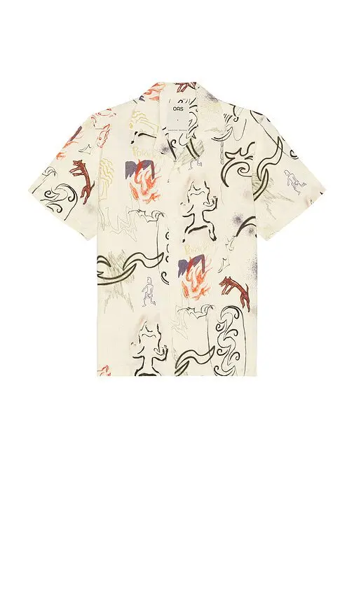 Oas Paradox Cuba Shirt In Cream