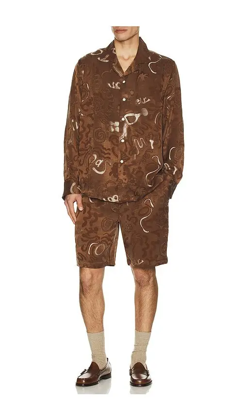 Oas Memento Brillo Shirt - Brown