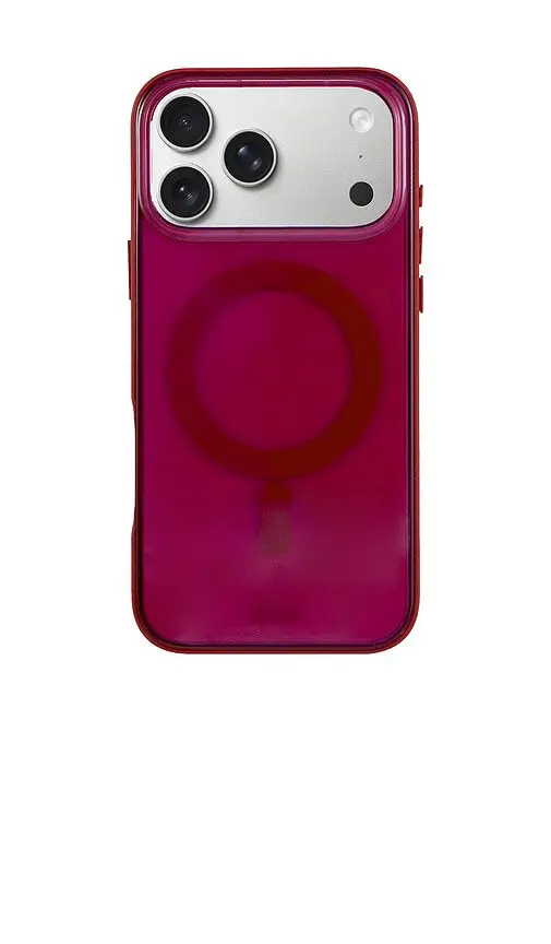 Sonix Magsafe Compatible Iphone 17 Pro Case In Burgundy - Glass Maroon