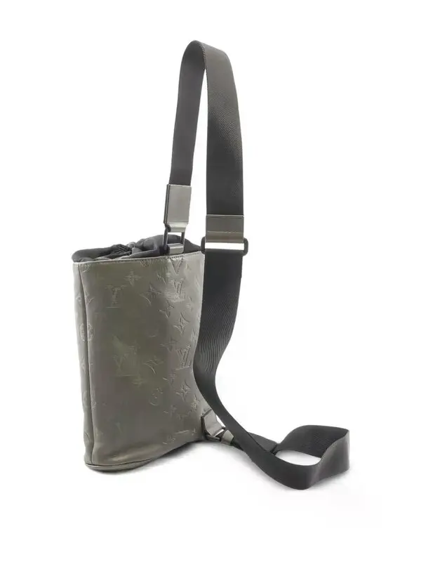 LOUIS VUITTON 2010s Chalk Monogram Shadow Sling Bag