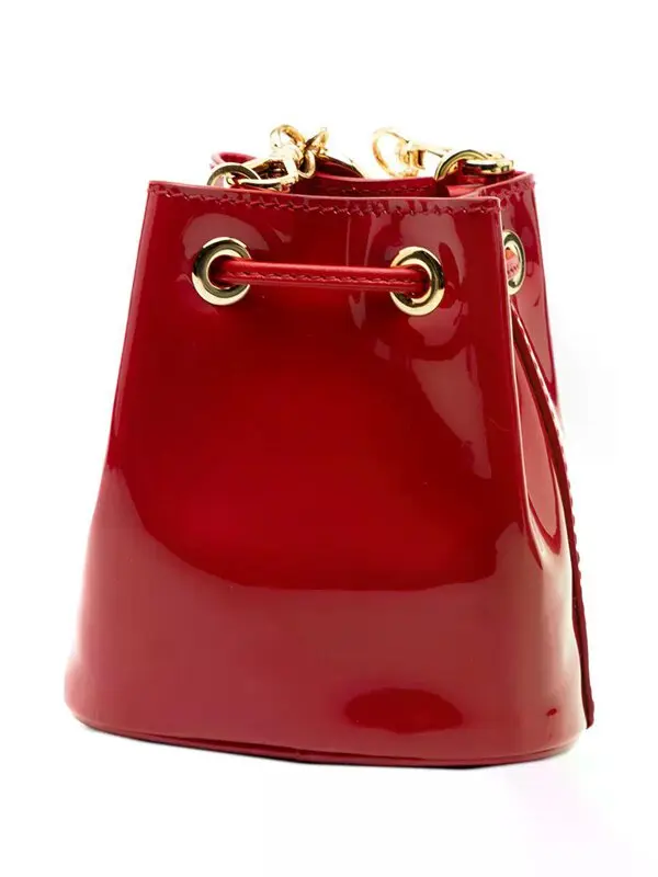 Prada Mini Patent Drawstring Pouch Crossbody Bag