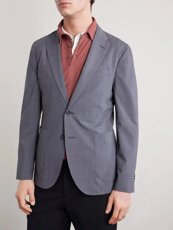 SLOWEAR Wool-blend Suit Jacket