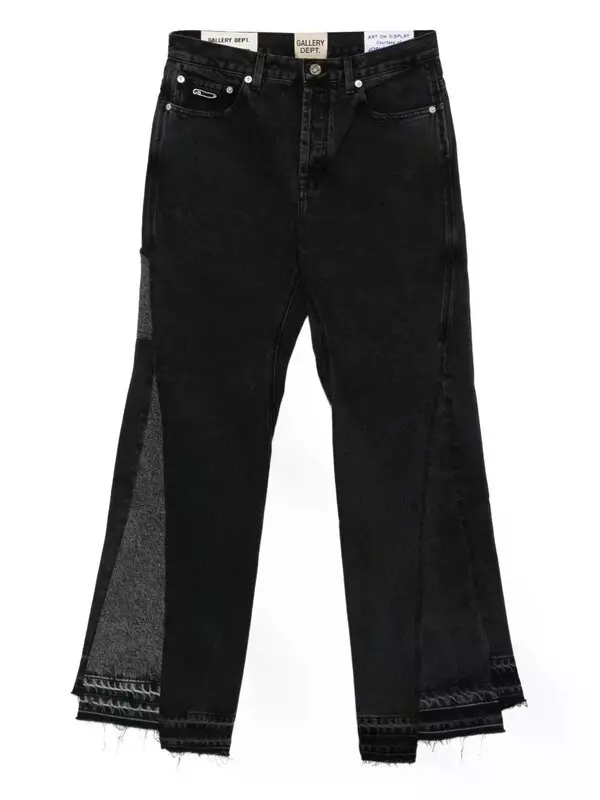 GALLERY DEPT. Paneled Wide-leg Jeans
