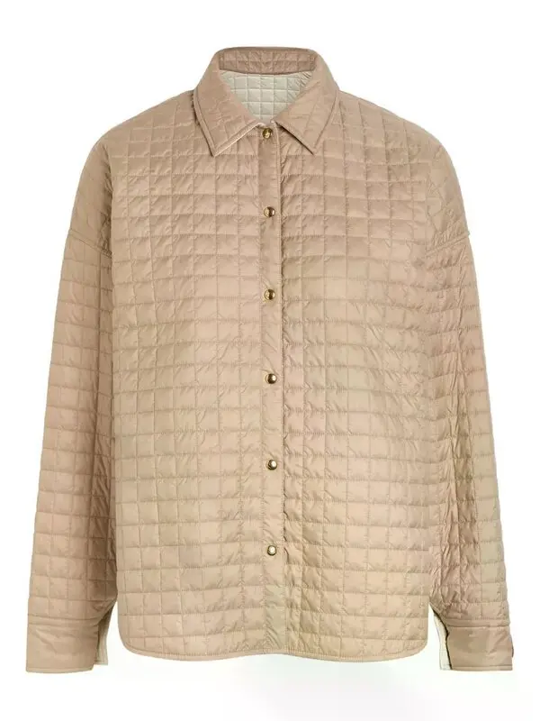 Moncler Quilted Buttoned Shirt Jacket