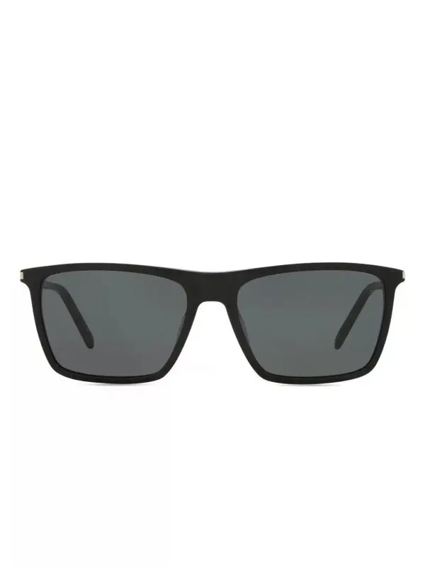 Saint Laurent Sl 668 Rectangle-frame Sunglasses - Black