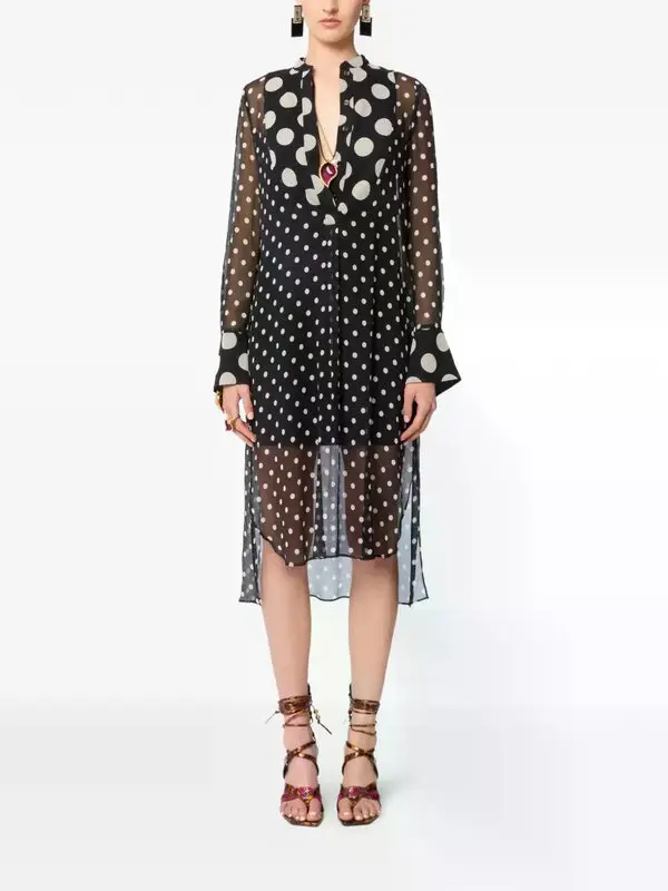 Nina Ricci Polka Dot Mini Dress