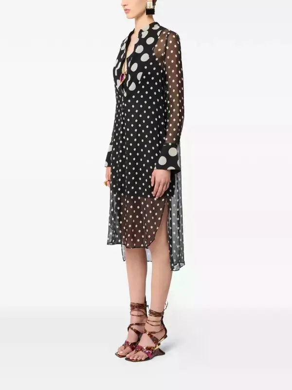 Nina Ricci Polka Dot Mini Dress