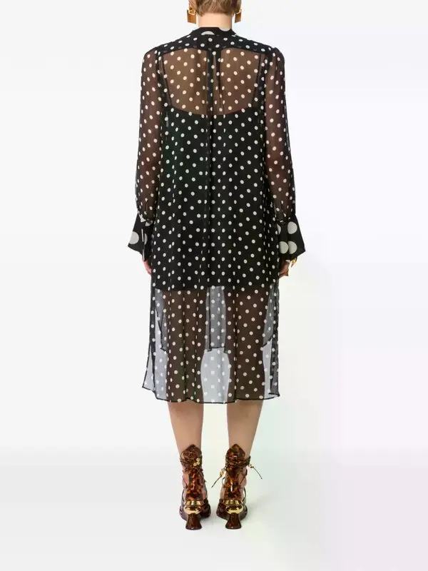 Nina Ricci Polka Dot Mini Dress