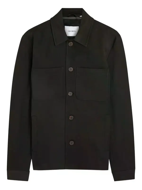 LES DEUX Button Patch-pocket Jacket