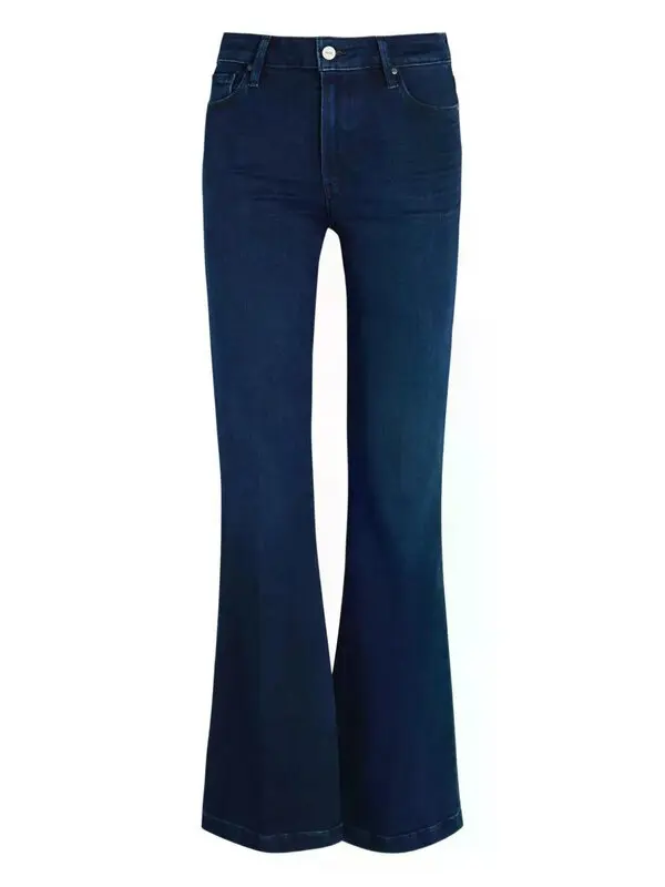 Paige Button-fastening Flare Jeans